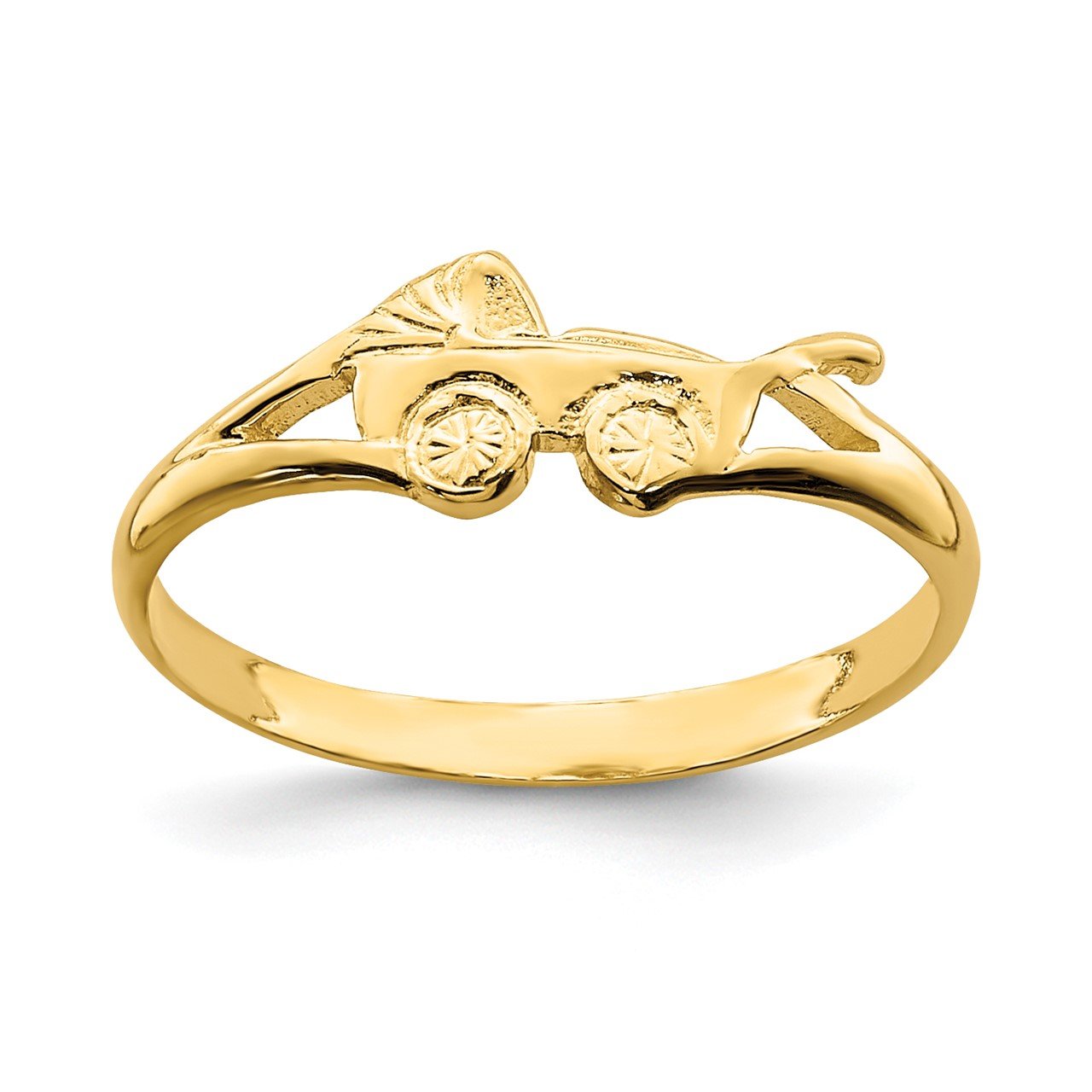 14k Stroller Baby Ring | The Gold Store